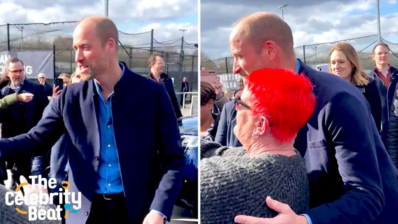 Prince William Jokes About His Bald Head With Fan in England. - YouTube