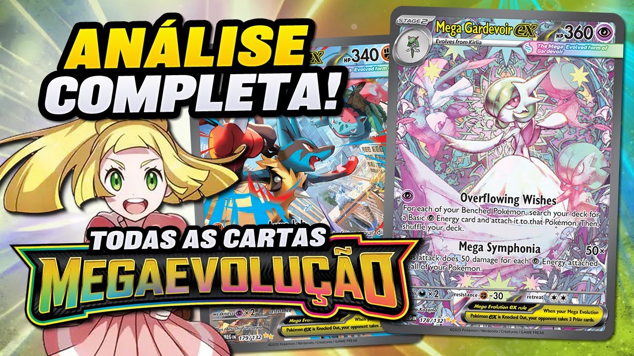 ANÁLISE COMPLETA de TODAS AS CARTAS de MEGA EVOLUÇÃO - Pokémon TCG ...