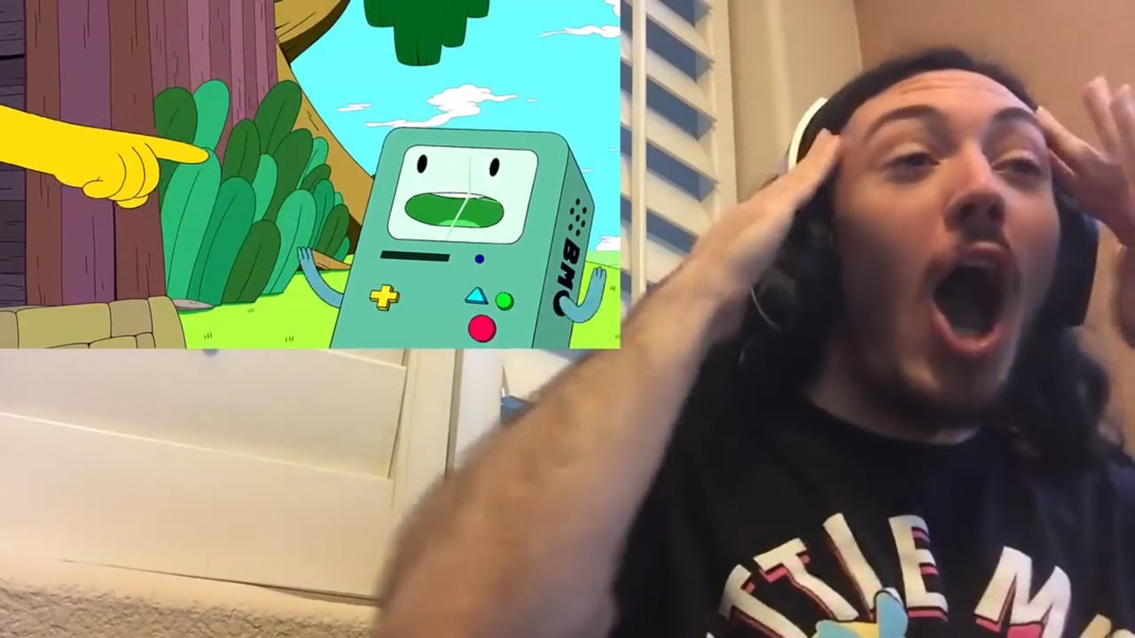 TheFlamingShark Blind Reaction Adventure Time S05E15-18 - YouTube