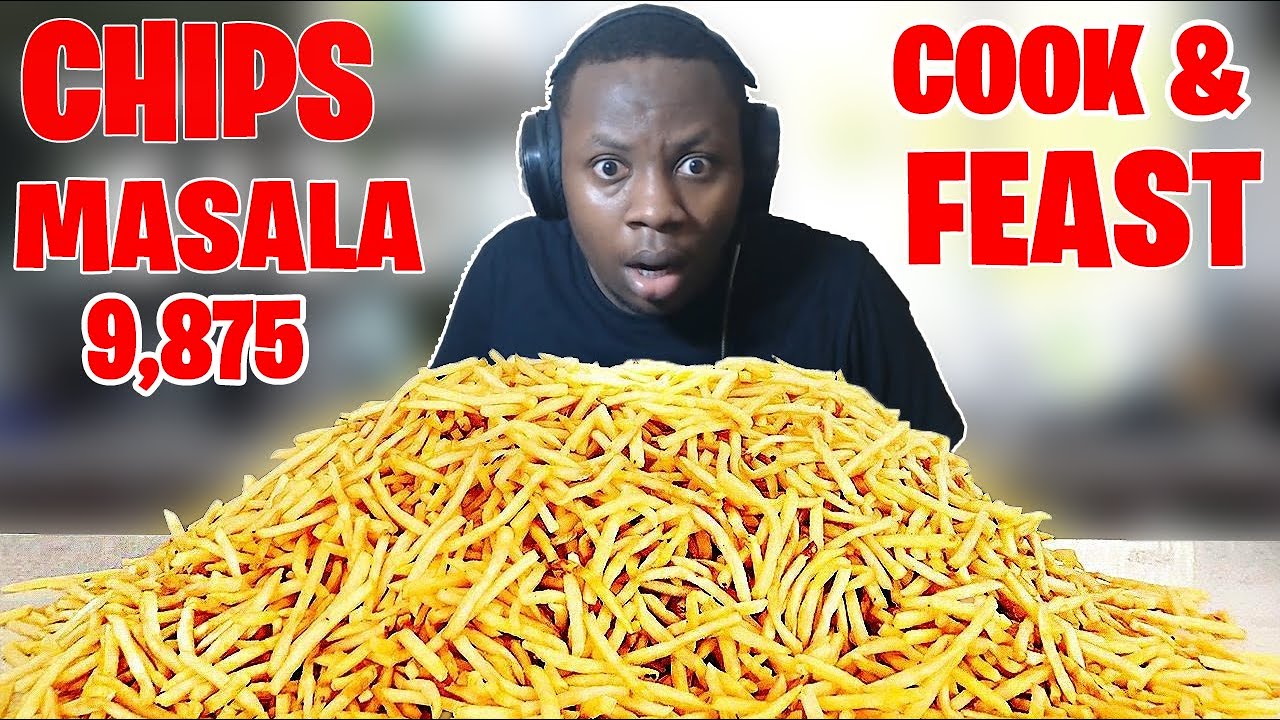 Unbelievable! Witness the World's Largest Plate of Chips Masala! - YouTube