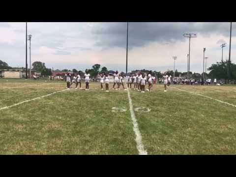 2017 Motor City Bears C Team Benefit Game Dance - YouTube