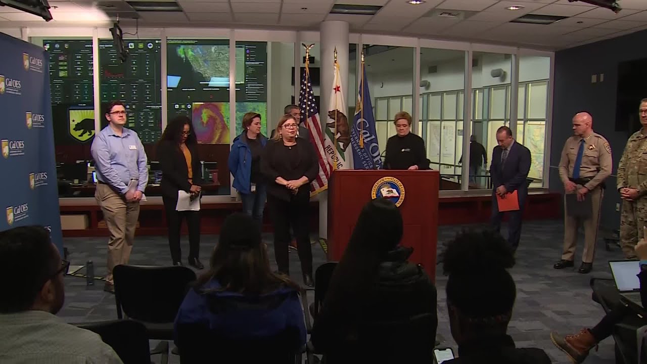 Raw video: Cal OES press conference on atmospheric river storm - YouTube