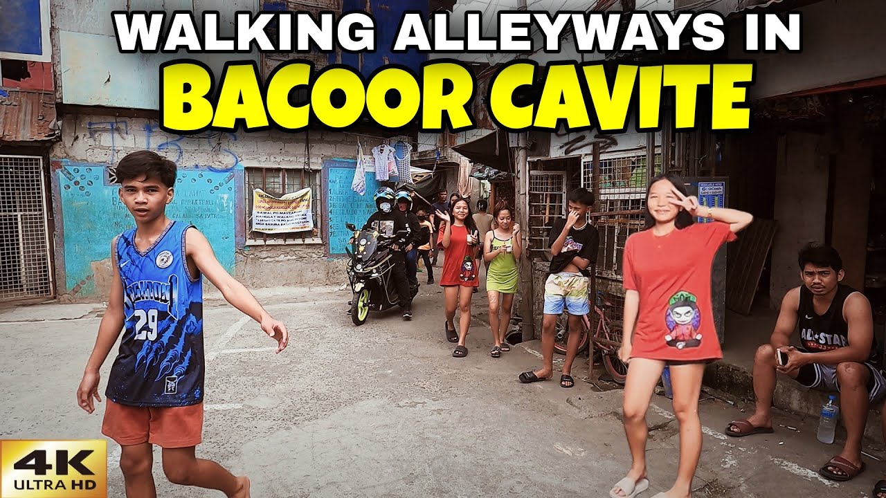 WALKING ALLEYWAYS IN BACOOR CAVITE PHILIPPINES [4K] - YouTube