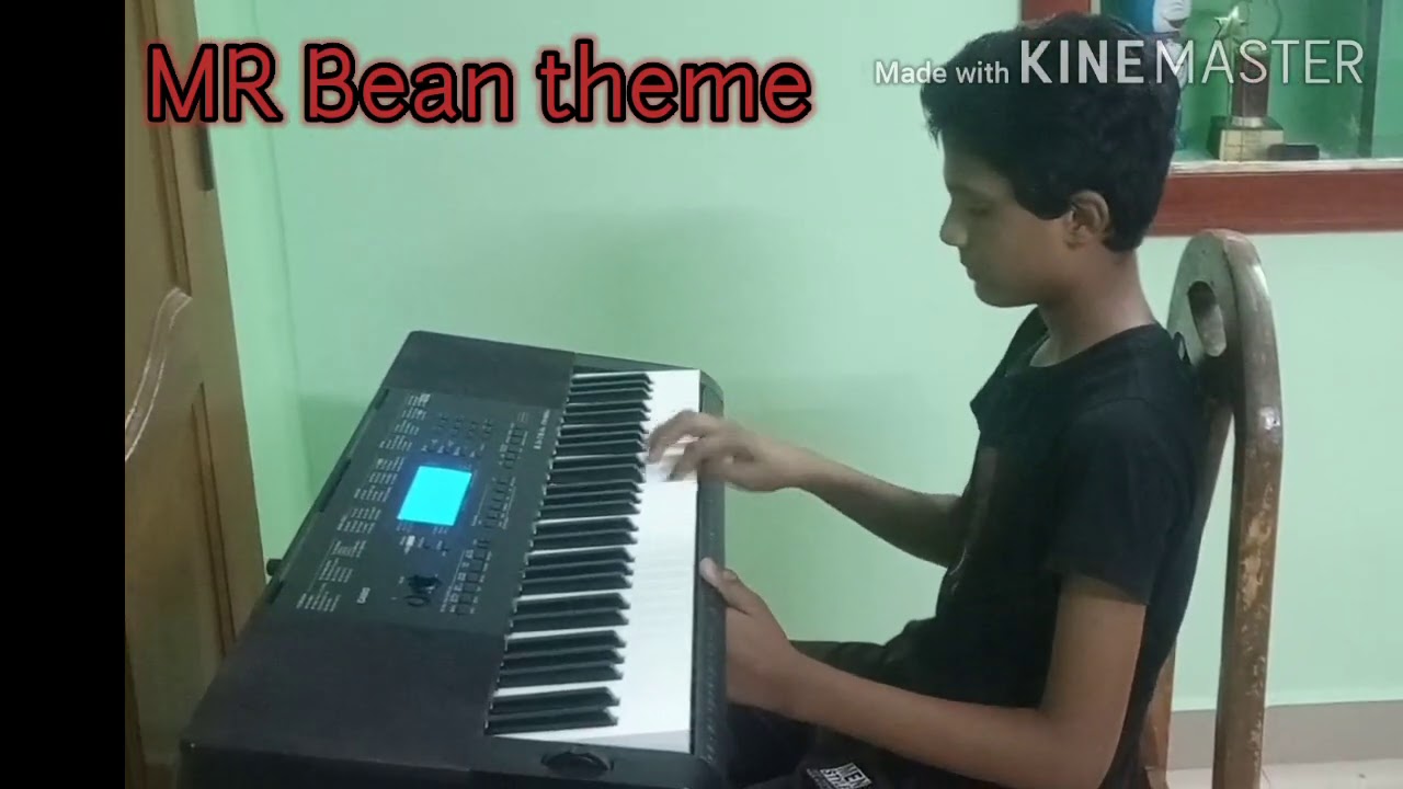MR Bean theme song keyboard cover by MK7 | MR Bean cartoon | 😀 - YouTube