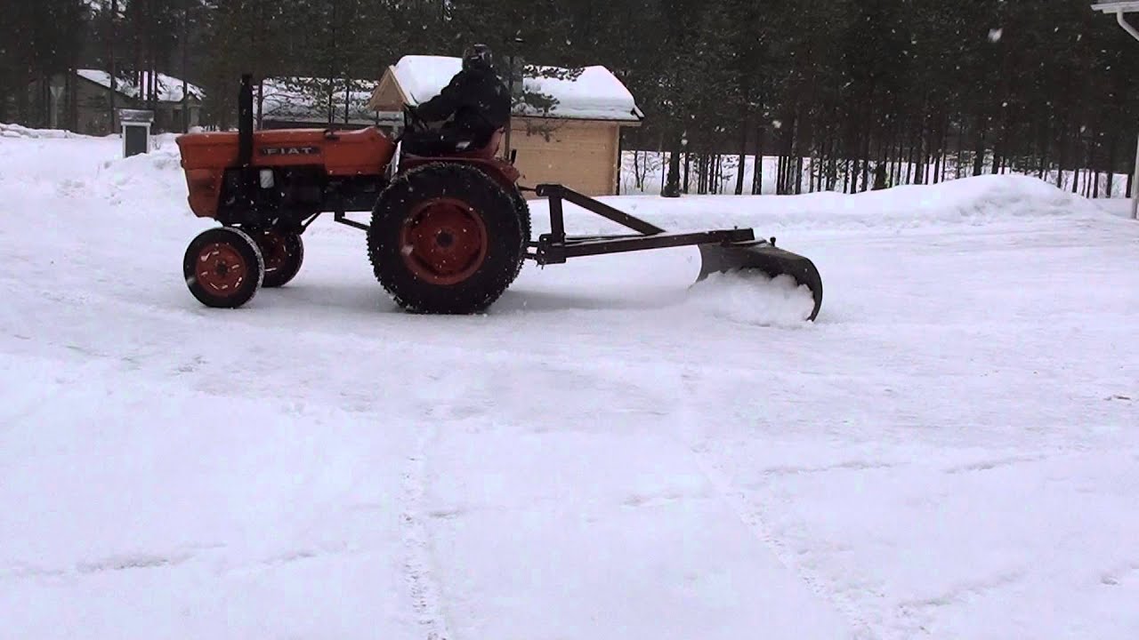 Fiat 250 "piccolo" snow works 2 - YouTube
