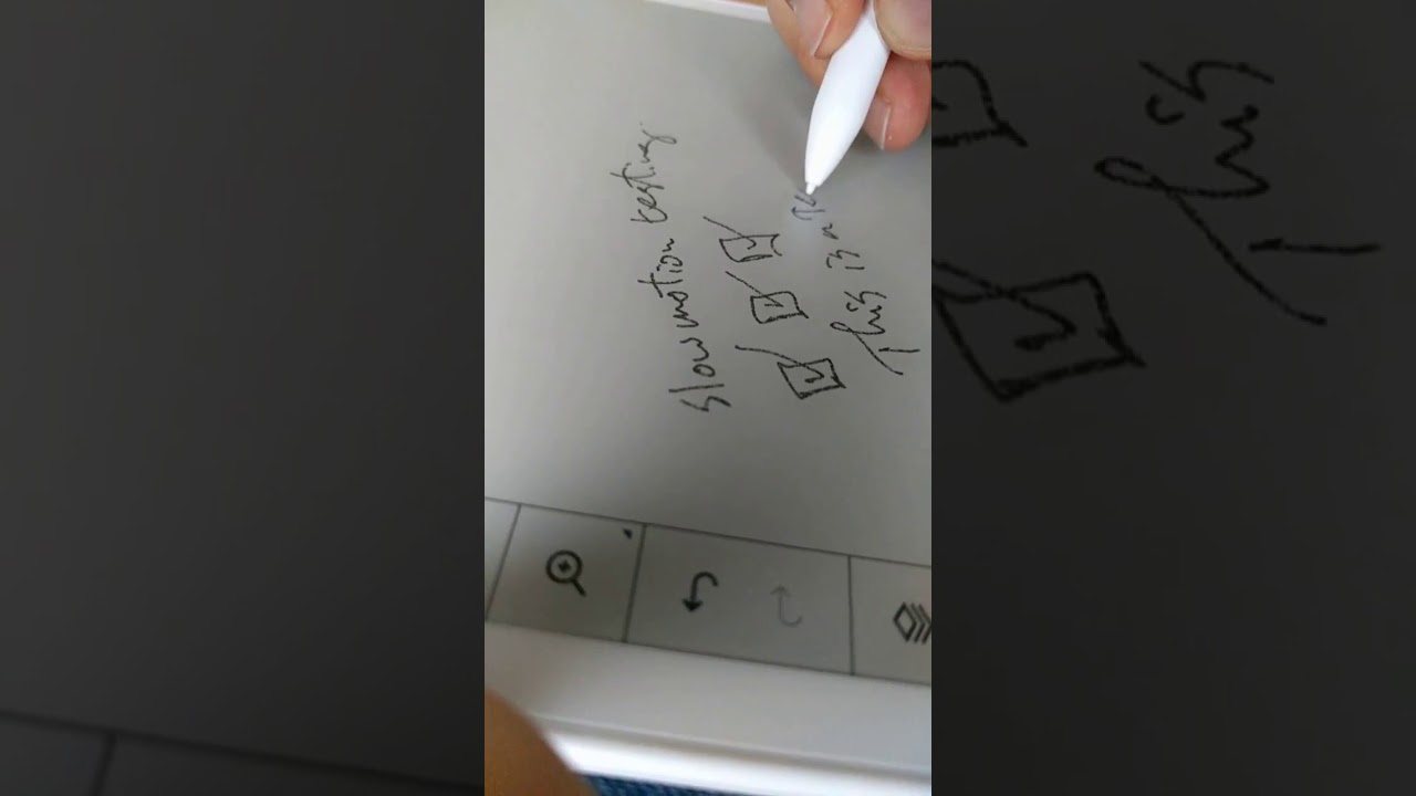 reMarkable Tablet - Slow Motion Writing Test - YouTube