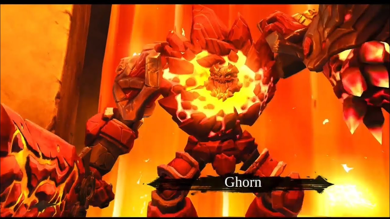Darksiders 2 Boss Fight: Ghorn (Deathinitive) - YouTube