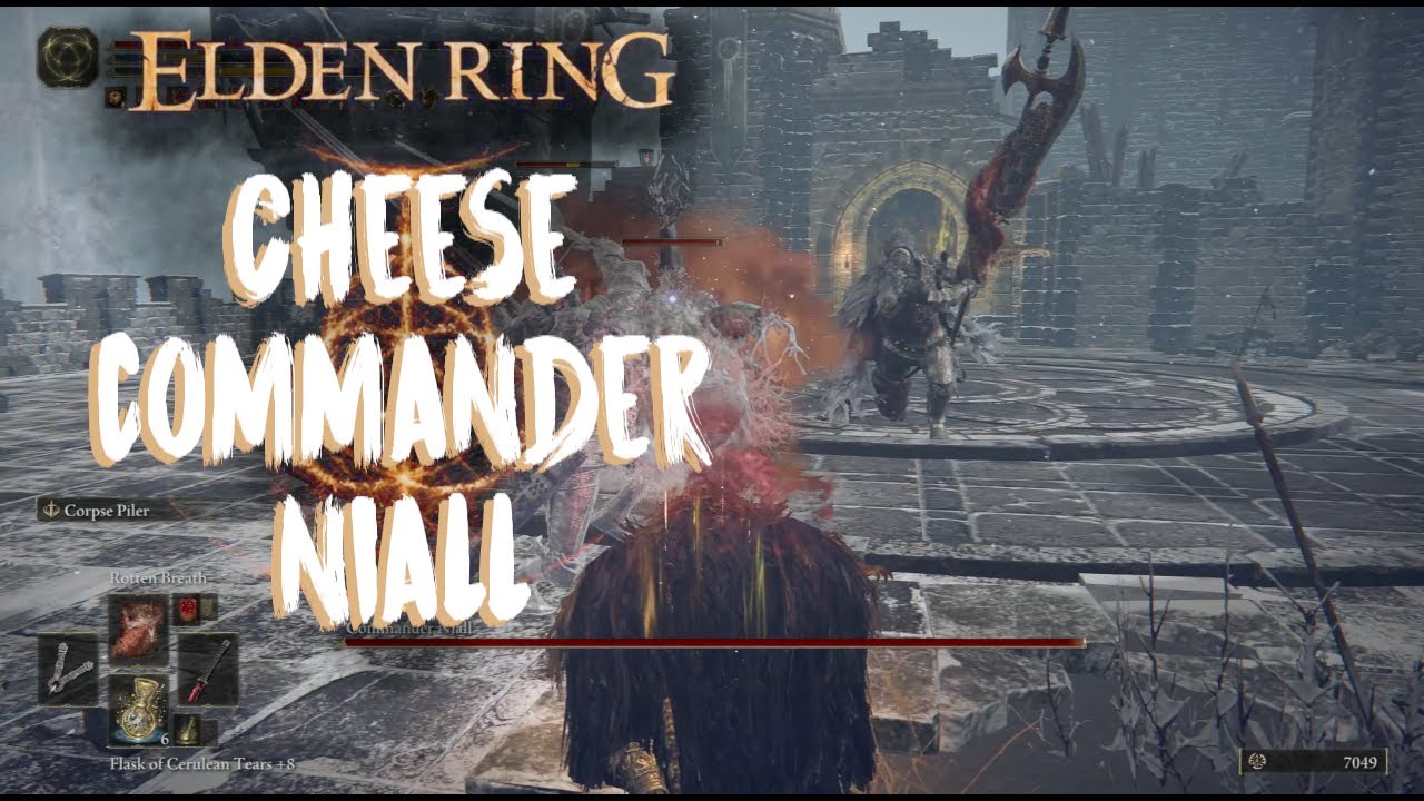 Elden Ring: How To Cheese Commander Niall Boss - YouTube
