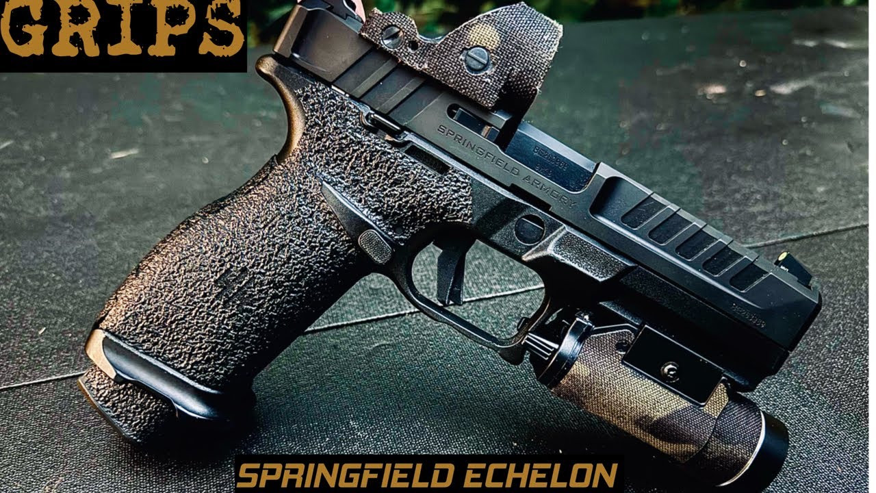 Springfield Echelon Handle It Grips Installation - YouTube