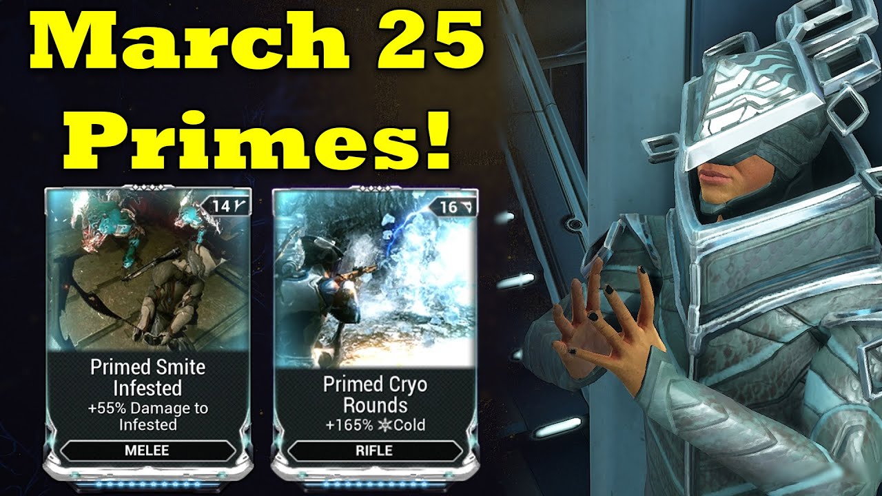 Warframe Baro Ki'Teer Brings Primed Cryo Rounds! Primed Mods For Sale ...