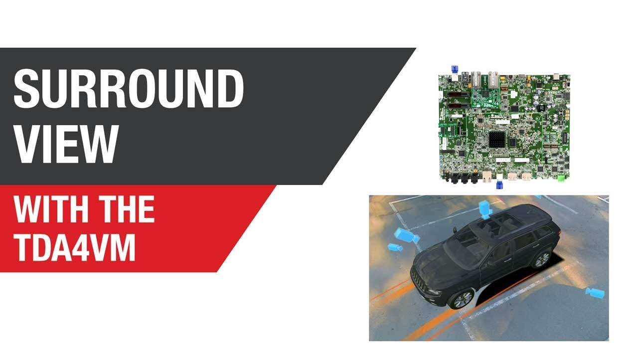 3d Surround View Camera Demo With Cogent Embedded And Ti Tda4vm Processors Youtube
