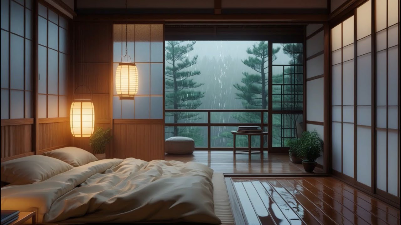 Rain Piano Music For Natural Migraine Recovery And Mental Calmness