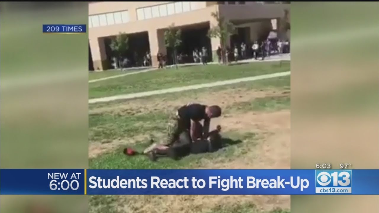 Students React To Fight Break-Up - YouTube