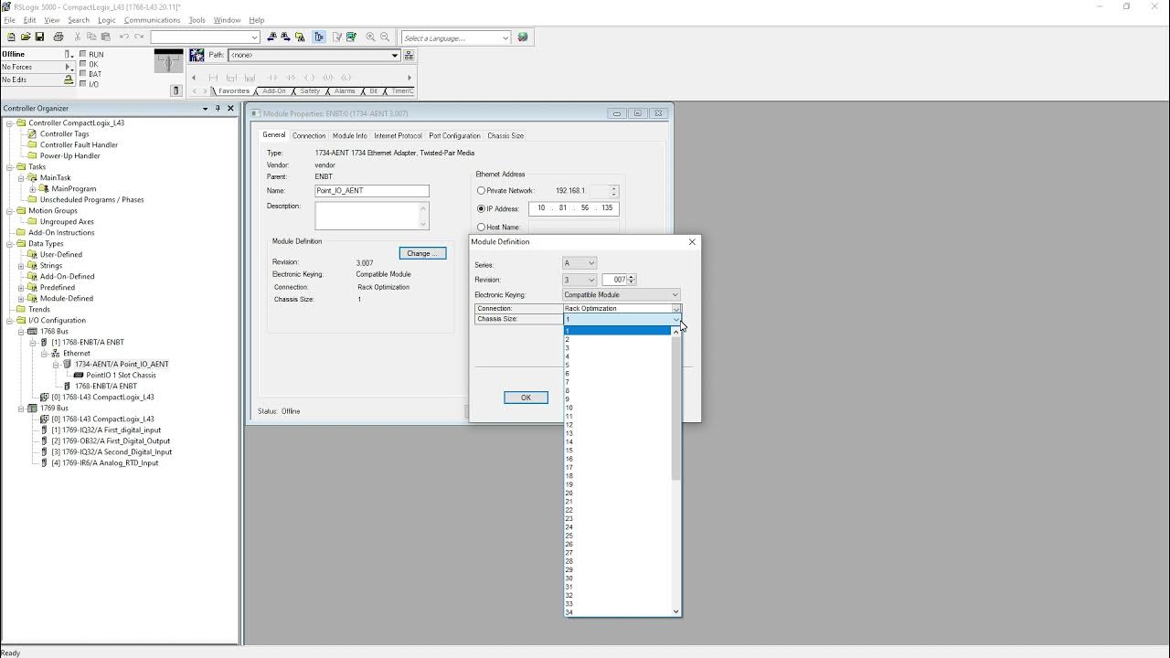 RsLogix 5000 How to add Input and output card Tutorial - YouTube