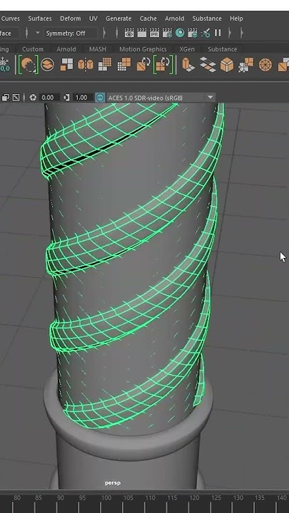 AXE Full 3D Modeling Workflow #mayatutorial #mayamodeling #shorts - YouTube