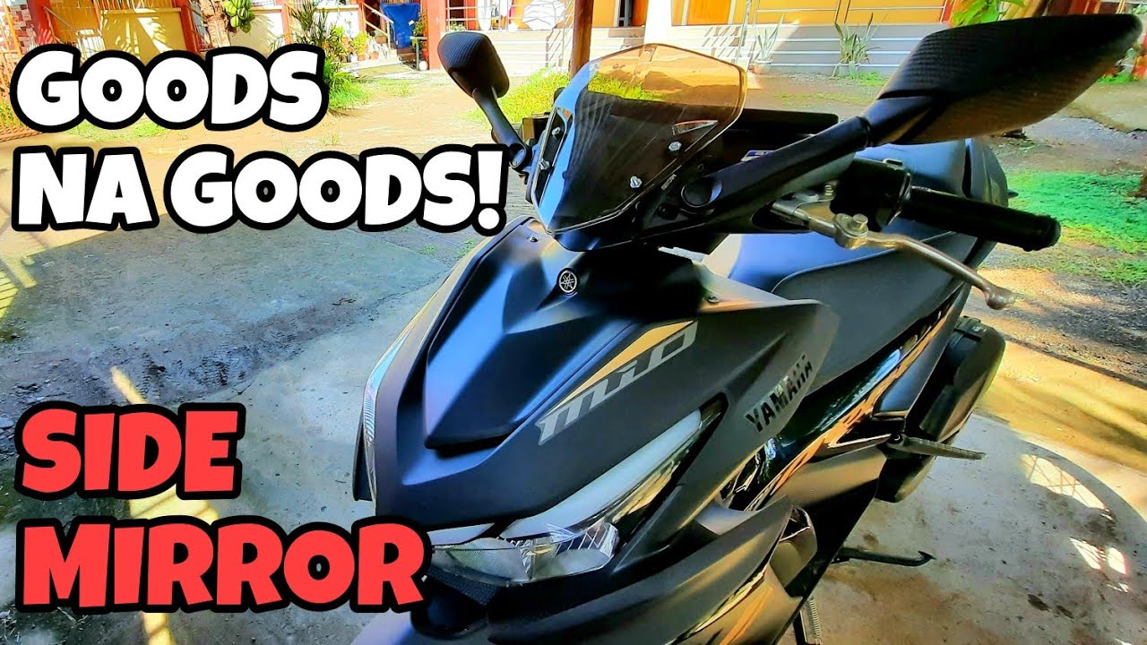 MUTARRU SIDE MIRROR WITH BRACKET | AEROX S 155 2021 Model - YouTube