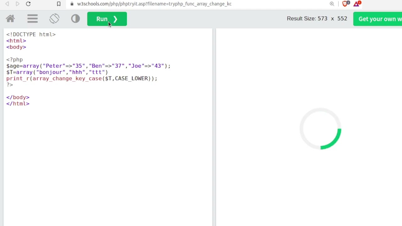 php vidéo 19 : fonctions des tableaux / array_change_case_key - YouTube