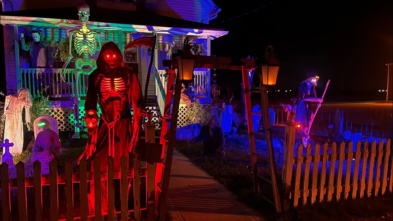 MEGA YARD HAUNT UPDATE Halloween 2024 - YouTube