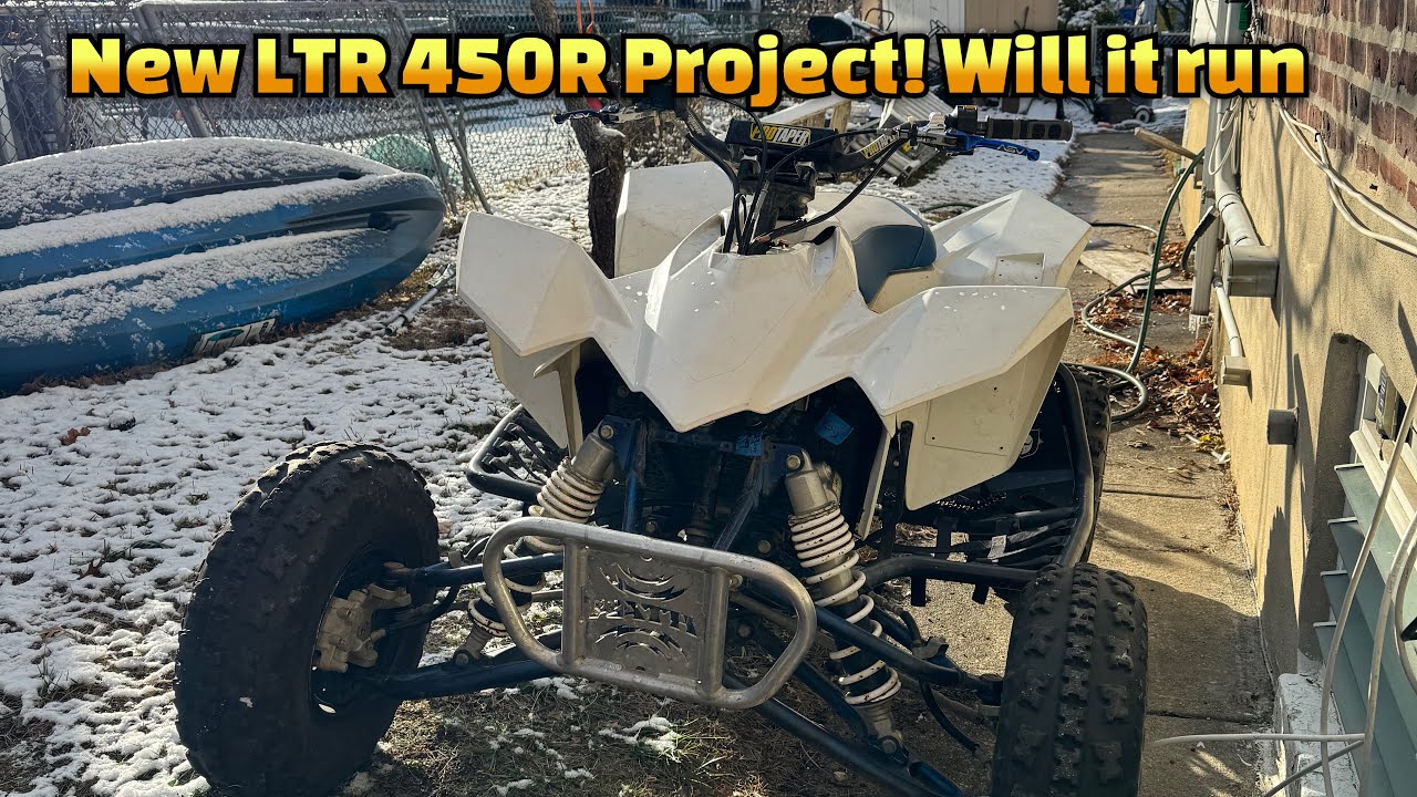 Picked up a 2009 ltr 450r race Quad - YouTube