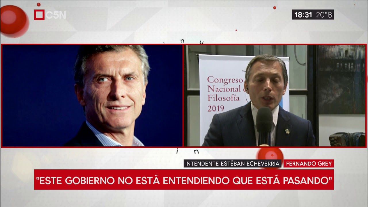 Entrevista a Fernando Grey, intendente de Esteban Echeverría - YouTube