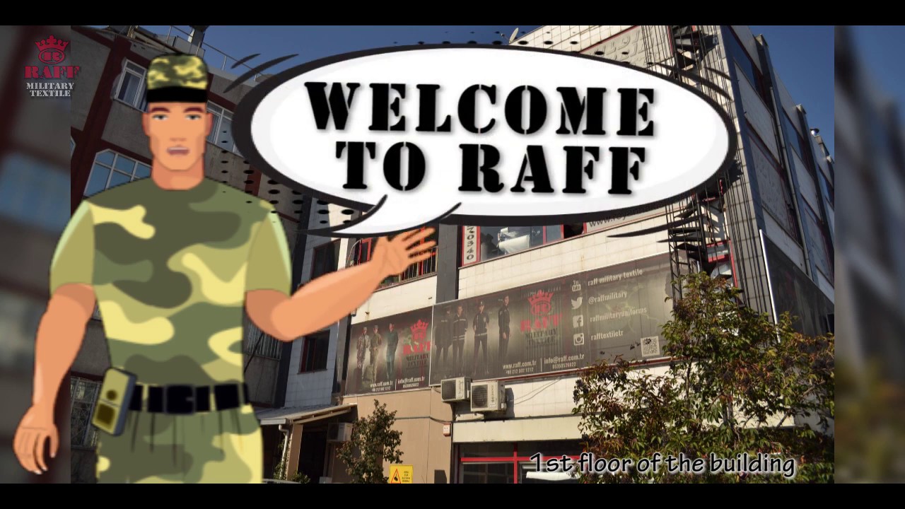 How to come to Raff Military Textile. Do you know the best route? - YouTube