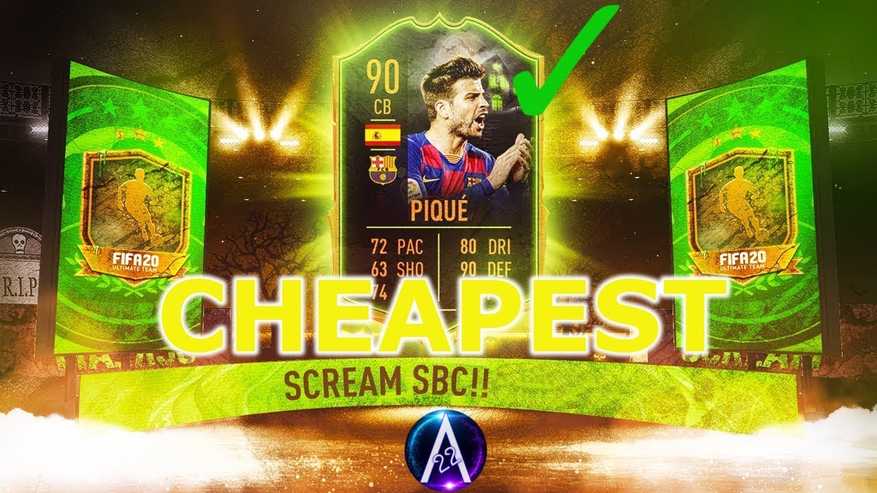 Scream Piqué SBC Cheapest Solution!! - YouTube