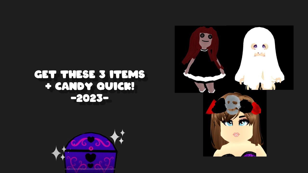 Get these 3 ITEMS + CANDY quickly in the maze! 2023 ROYAL HIGH - YouTube