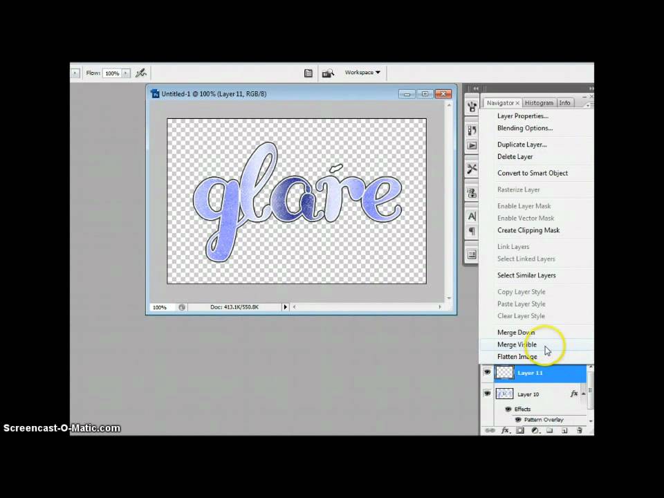 Preppy Text - Photoshop Tutorial - YouTube