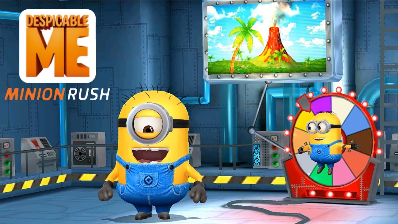Minion Rush Carl MINION at the Volcano DespicableMe gameplay - YouTube