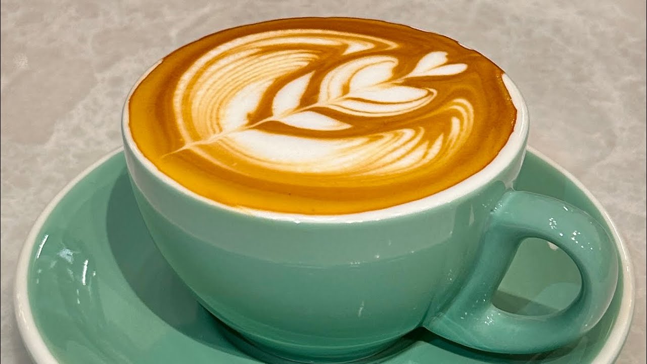 most beautiful tulip 🌷 with wing tulip coffee latte# Art by Arjun ...