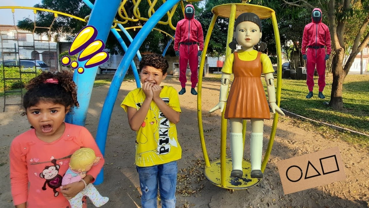 El juego del calamar en la vida real | squid game in real life - YouTube