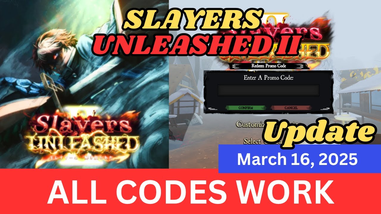 *ALL Codes* Work Slayers Unleashed II ROBLOX, March 16, 2025 - YouTube