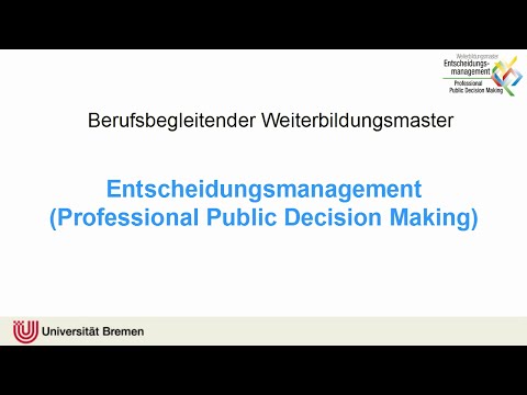 EMMA - Entscheidungsmanagement (Professional Public Decision Making)