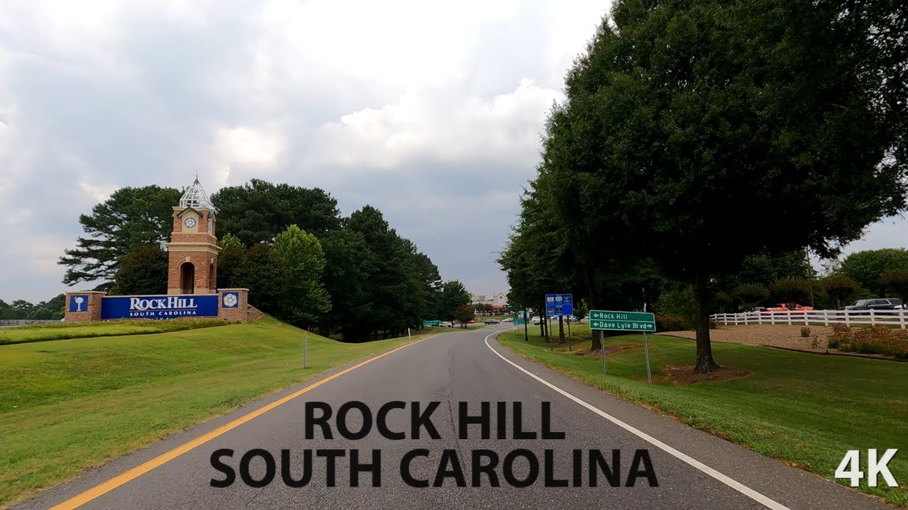 Rock Hill, South Carolina - 4K Drive - YouTube