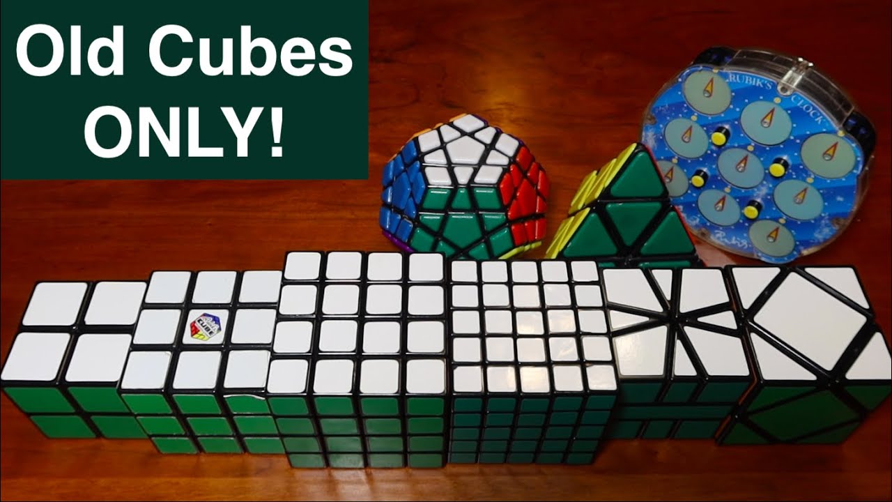 Only Using My OLDEST Cubes For a Day! - YouTube