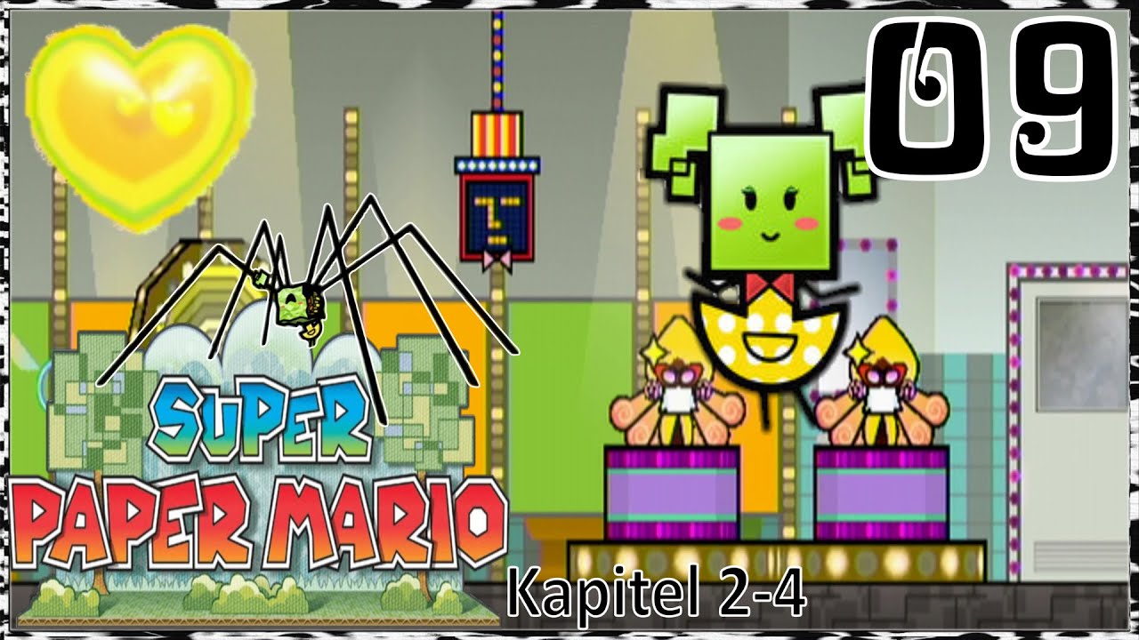 Super Paper Mario 🖤 #09 Showtime! Das Finale von Welt 2! - YouTube