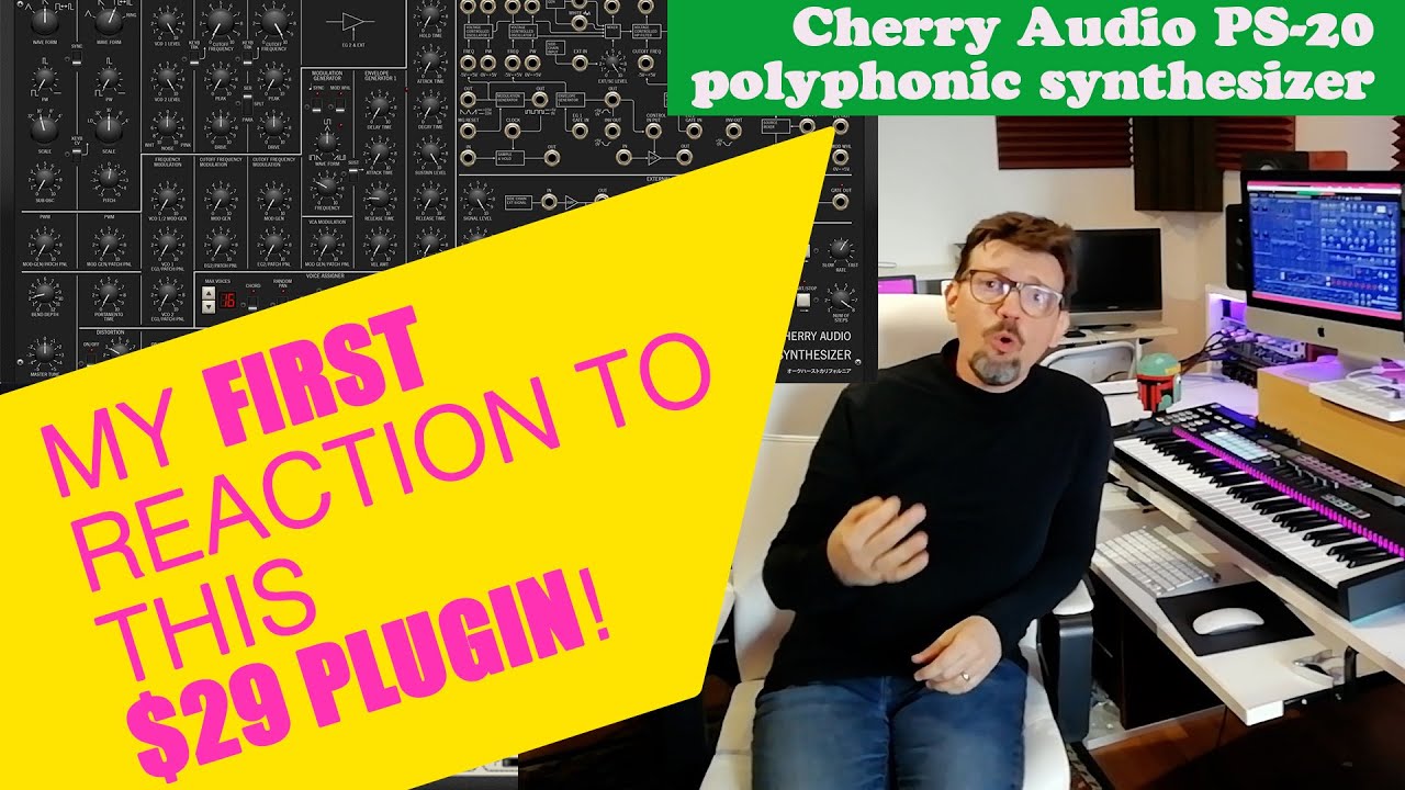 PS 20 Polyphonic Synthesizer Cherry Audio | My first reaction | best ...