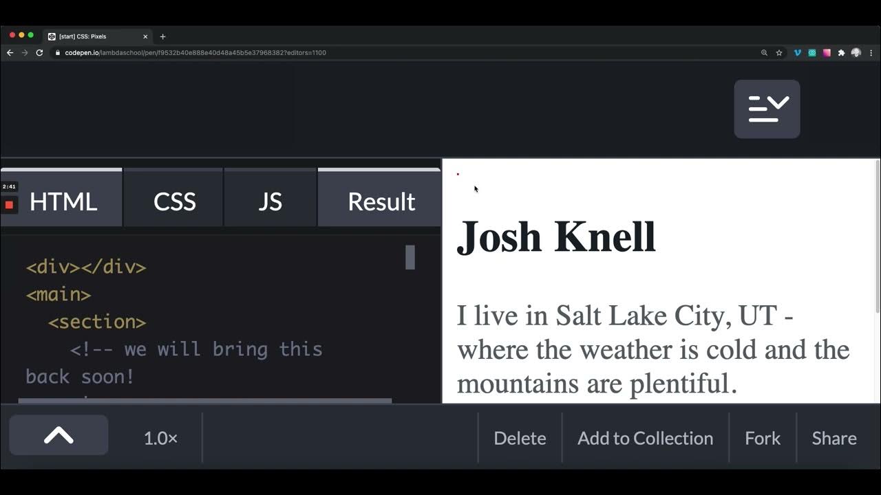 11. CSS - Pixels - YouTube
