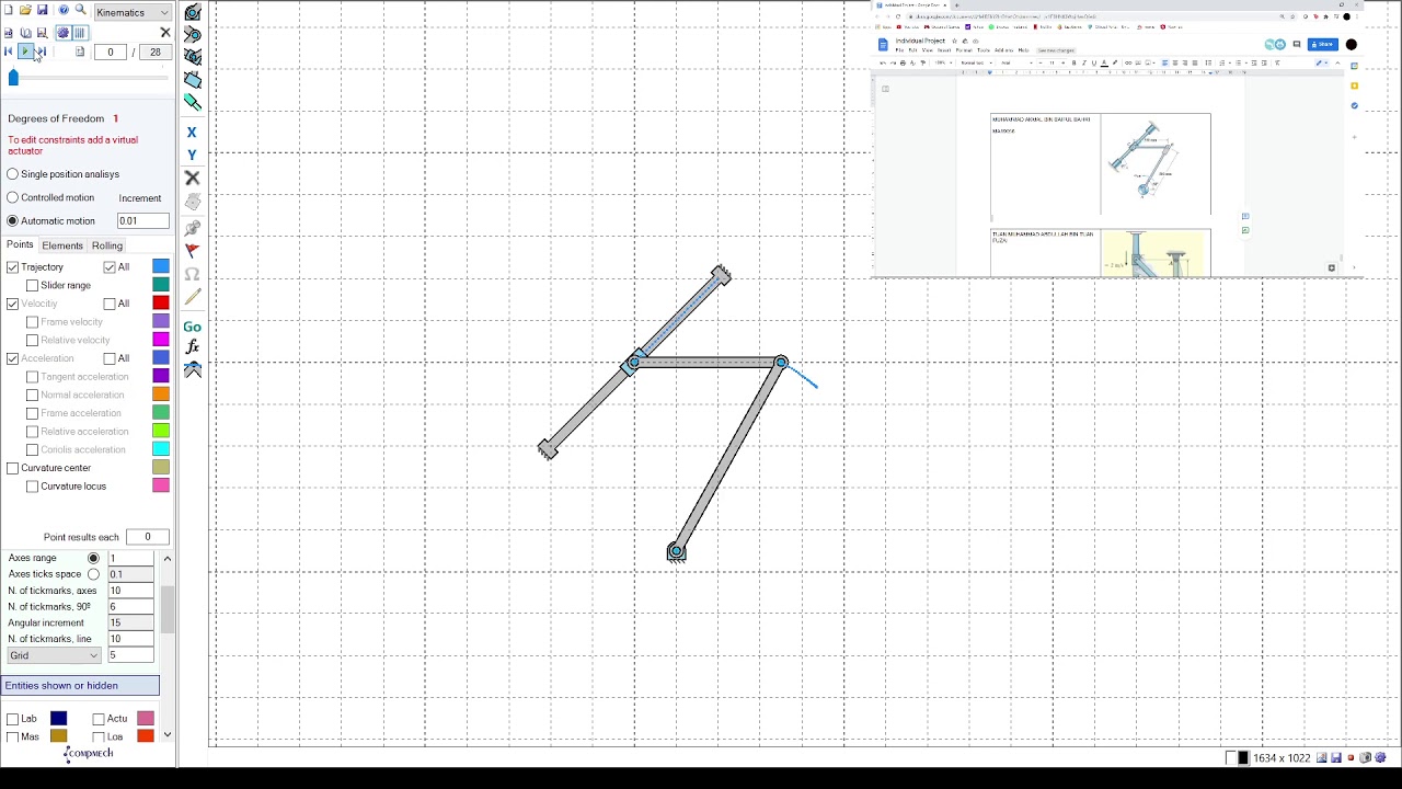 GIM SOFTWARE (INDIVIDUAL PROJECT ON RELATIVE MOTION ANALYSIS : VELOCITY ...