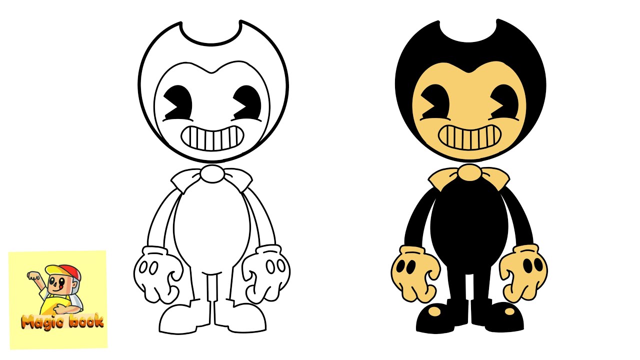 How to Draw Bendy | Bendy and the Ink Machine - YouTube