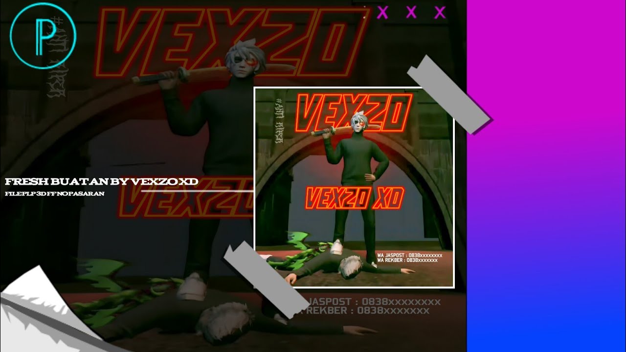 PLP 3D FF || VEXZO XD || NO PW!!!💙🗿😁 - YouTube