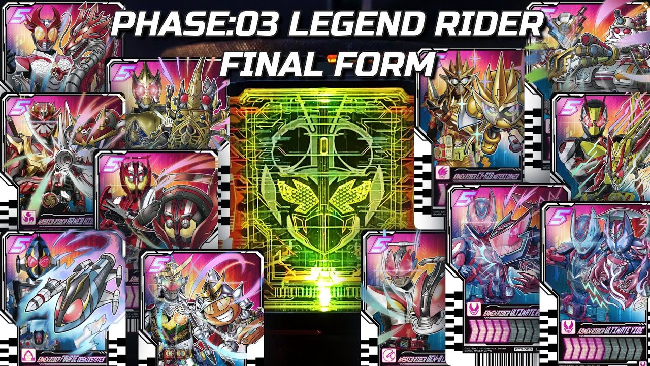 FINAL FORM RIDERS! Phase 03 Chemy Card Kamen Rider Gotchard Henshin ライド ...