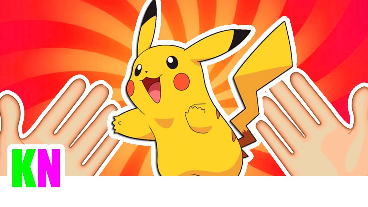 PIKACHU Finger Family Songs Finger Family Collection - YouTube