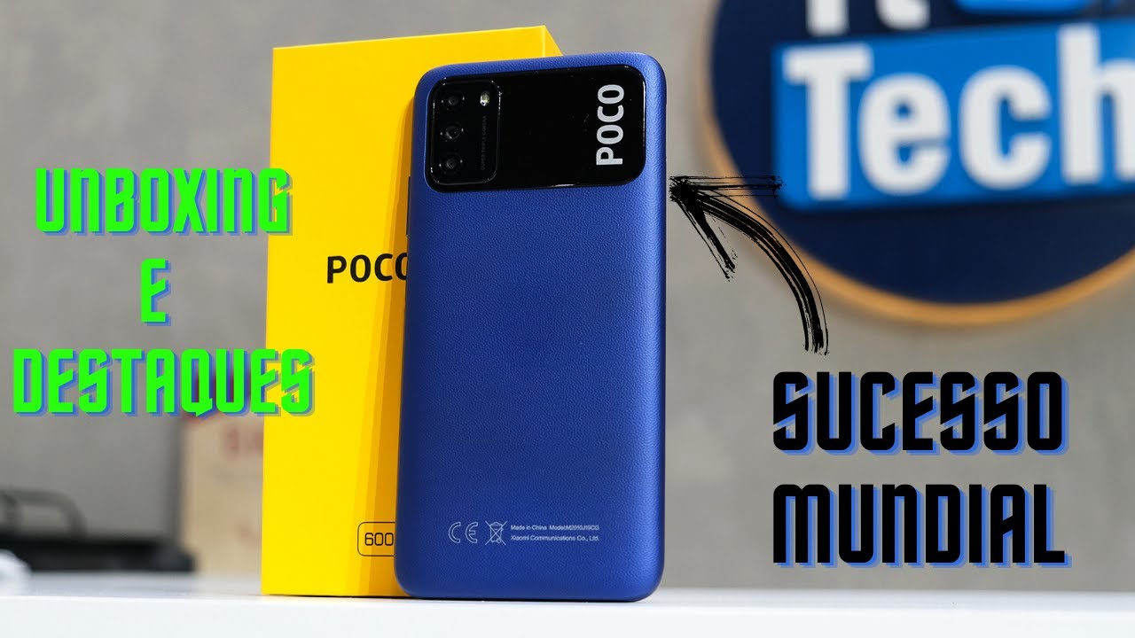Poco M3 Unboxing | Sucesso mundial da Xiaomi CHEGOU! - YouTube