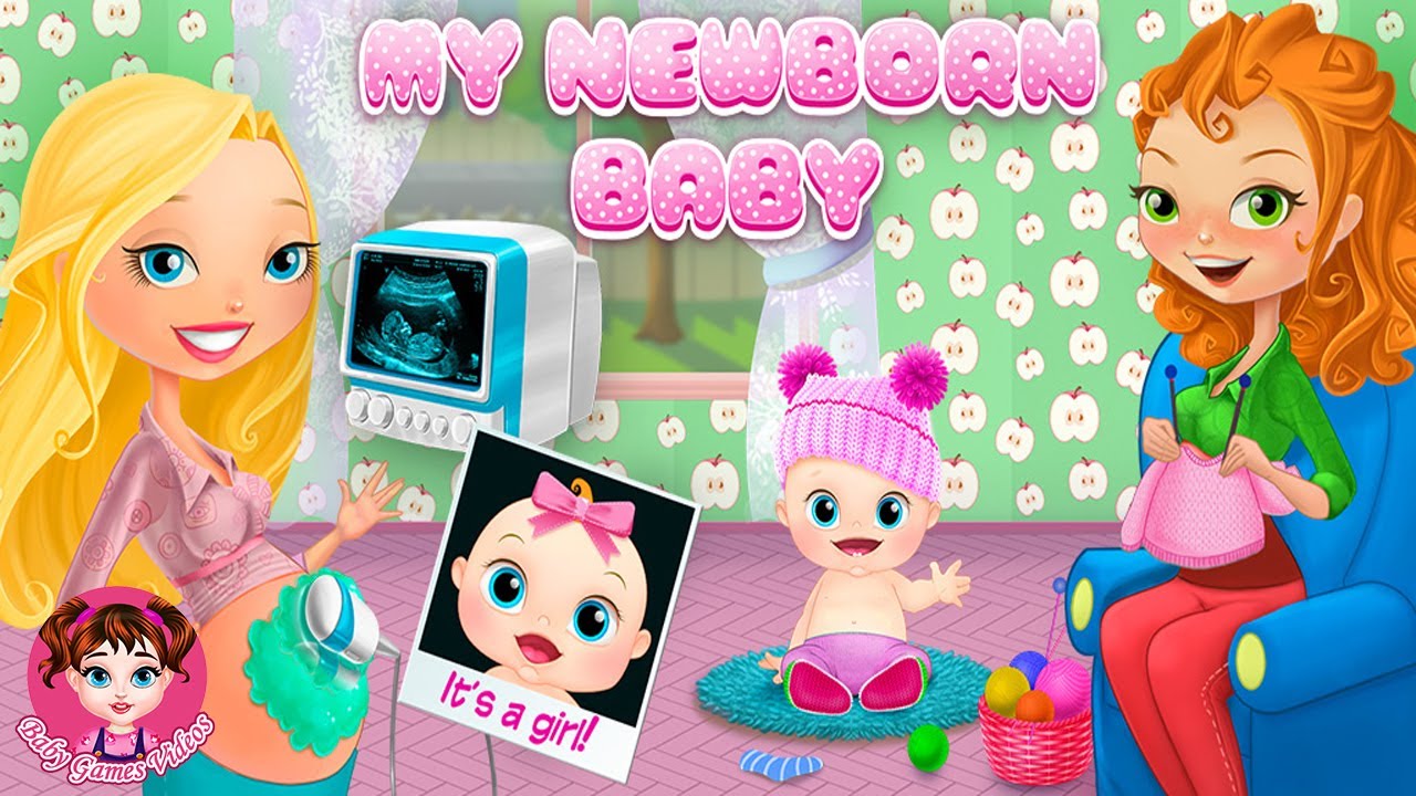 My Newborn Baby Care - Baby Care Games - Baby Games Video - YouTube
