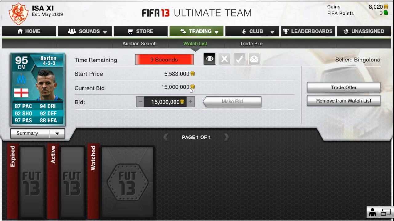 Joey Barton Fifa 13 Special Card Ultimate Team - YouTube