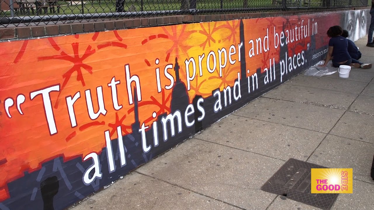 The Good Side: Absolute Equality Juneteenth Mural Project - YouTube