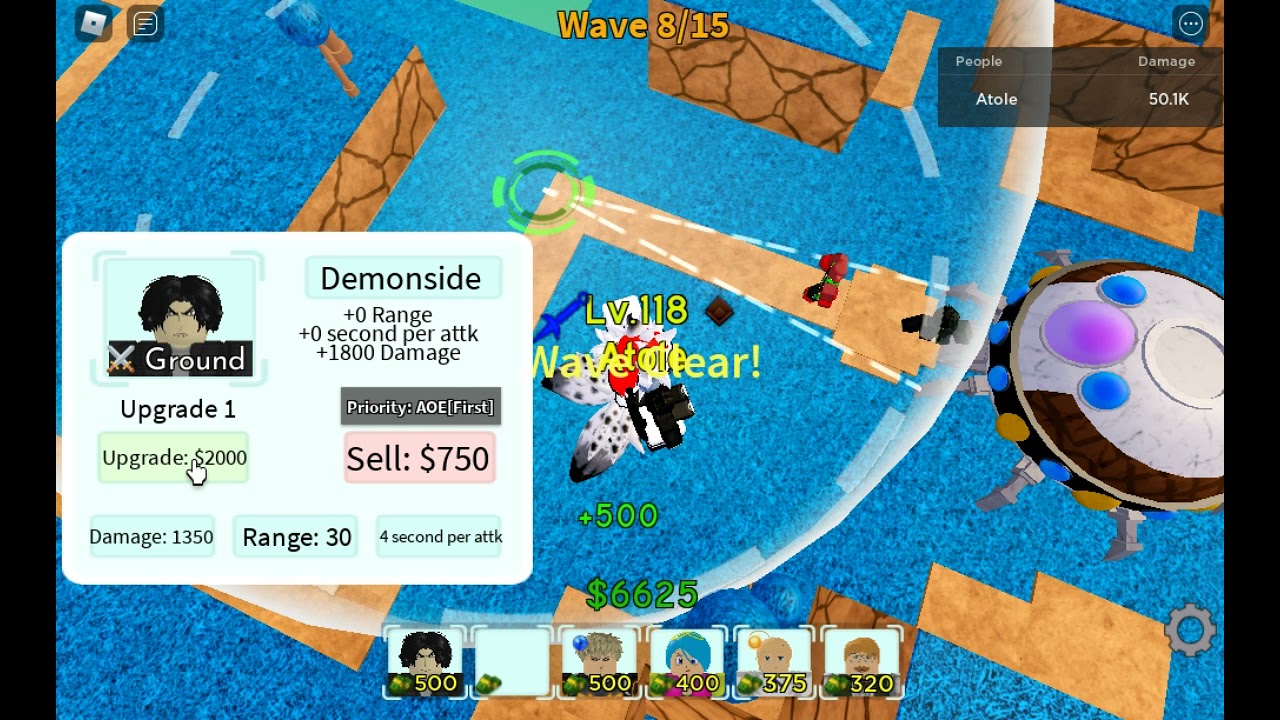 Demonside Secret Unit All Star Tower Defense - YouTube