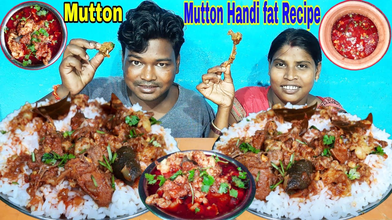 Mutton handi recipe | village style Mutton fat curry recipe | Mutton ...