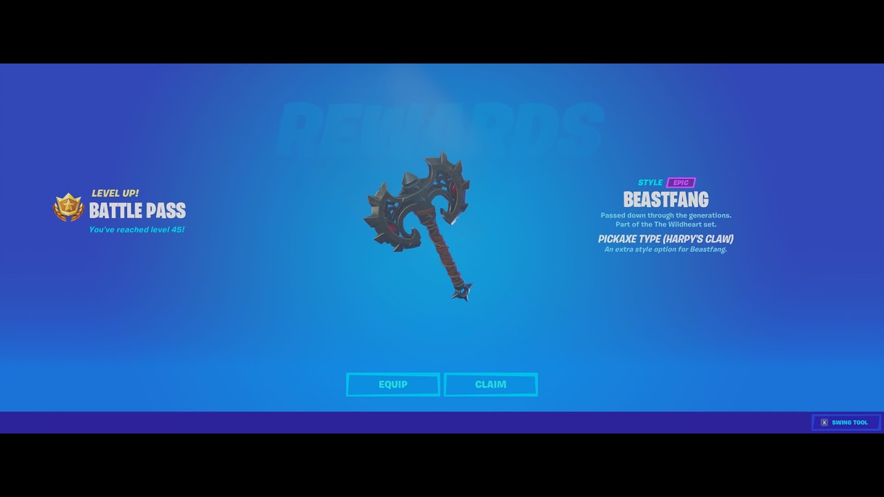 *UNLOCKING* The Beastfang (Harpy's Claw) Pickaxe In Fortnite ...